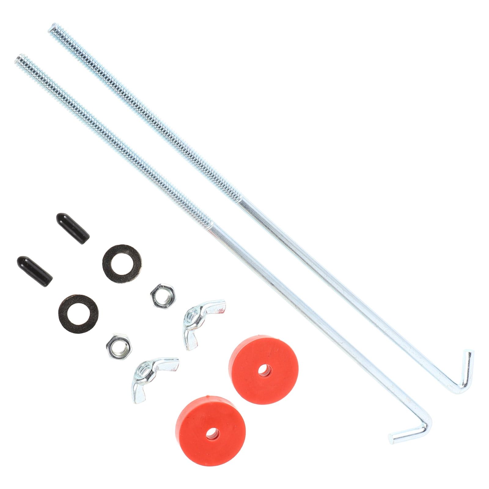 Raindrops 2 Pcs Car Battery Hold Down Kit Battery Securing Bracket ...