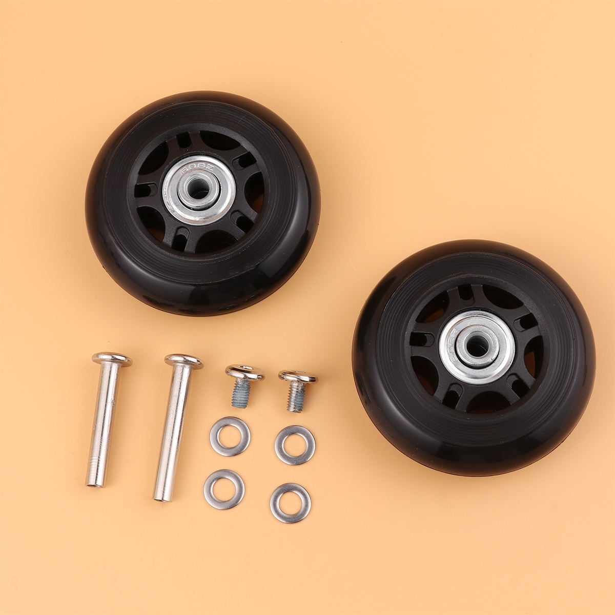 Raindrops 2 Pcs Caster Wheel Universal Wheel Replacement Wheels 6.3X1 ...