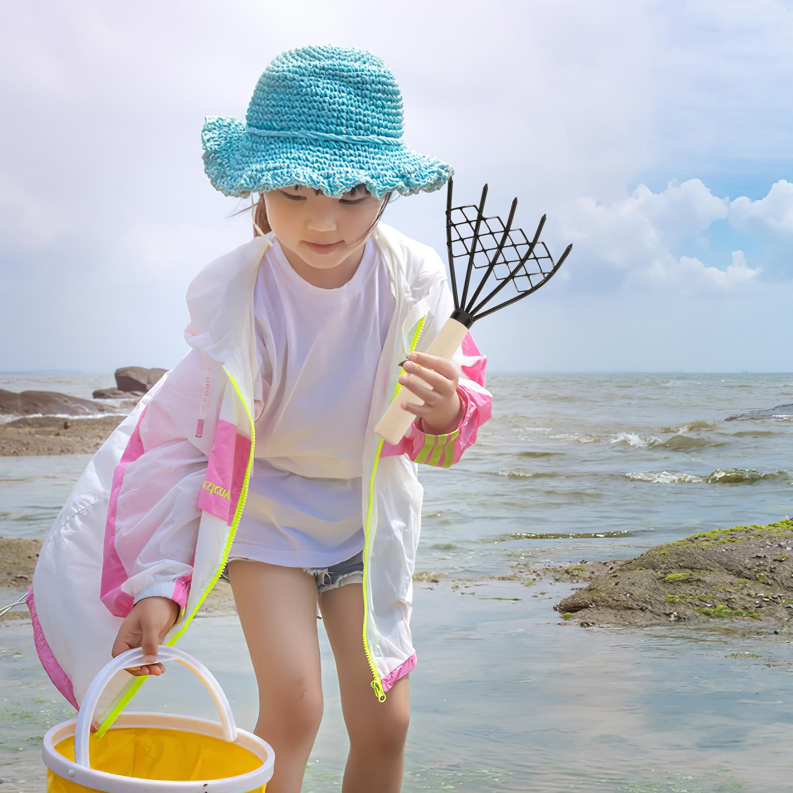 Raindrops 2 Pcs Clam Diggers Sea Shell Rake for Beach rake Digging ...