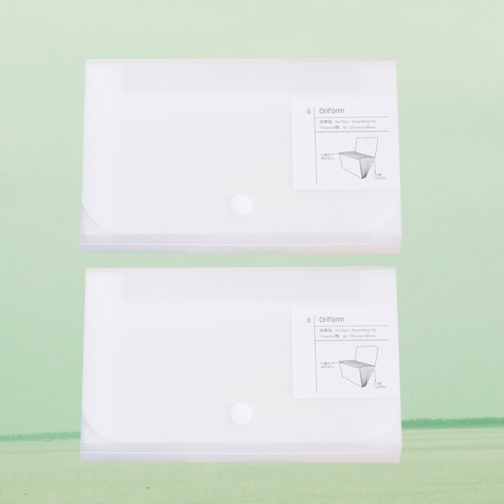 Raindrops 2 Pcs Folder Information Bag A4 File Organizer Folders ...