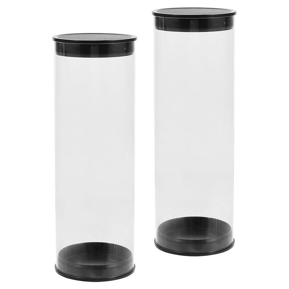 Raindrops 2 Pcs Golfing Ball Case Clear Plastic Tube Swirl Toy ...