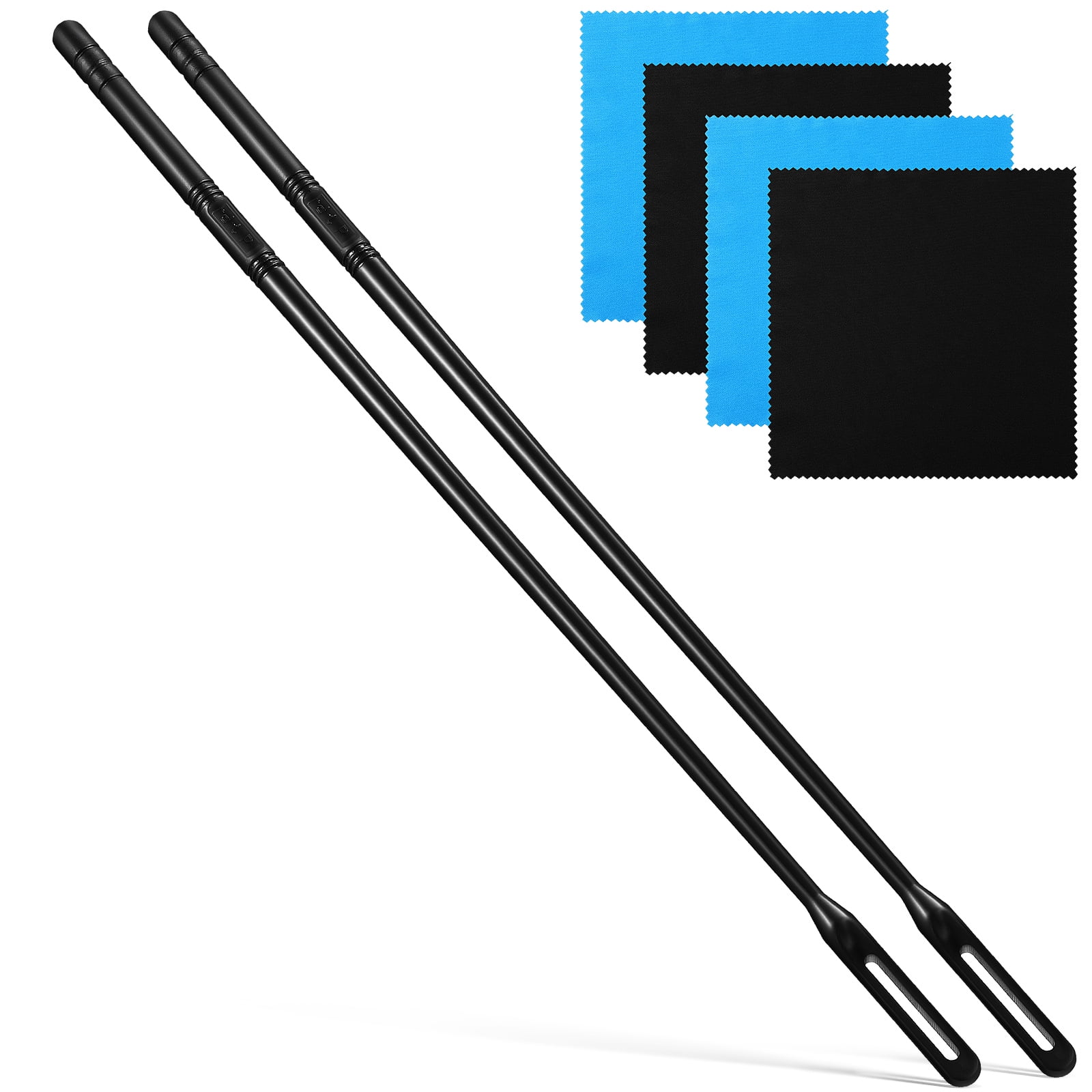 Raindrops 2 Pcs Instrument Cleaning Tools Flute Rods Silk Swab ...