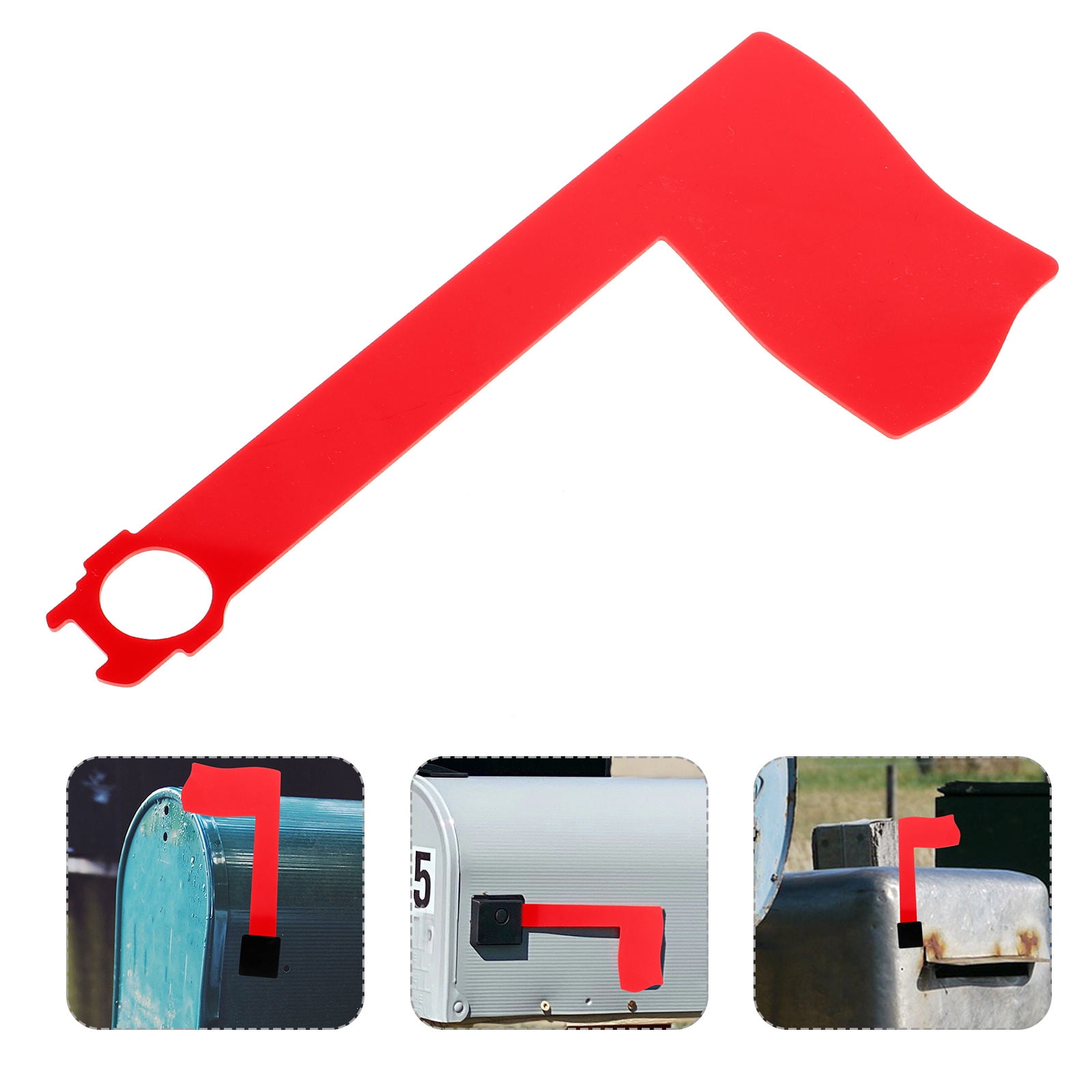 Raindrops 2 Pcs Mailbox Flag Replacement Kit Notification Red - Walmart.com