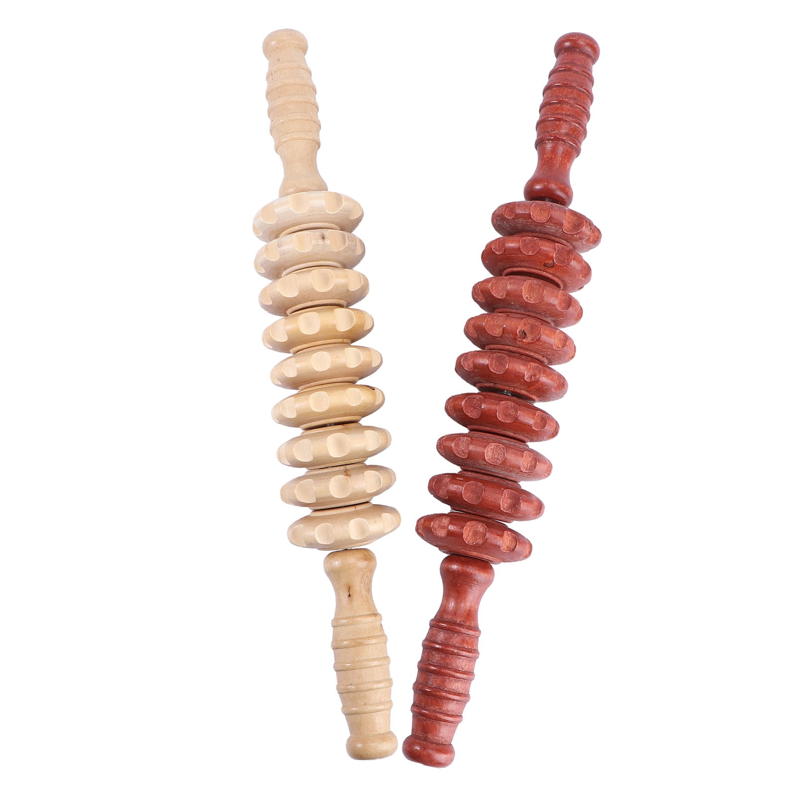 Raindrops Wooden Body Roller with 9 Rollers for Belly and Full Body ...