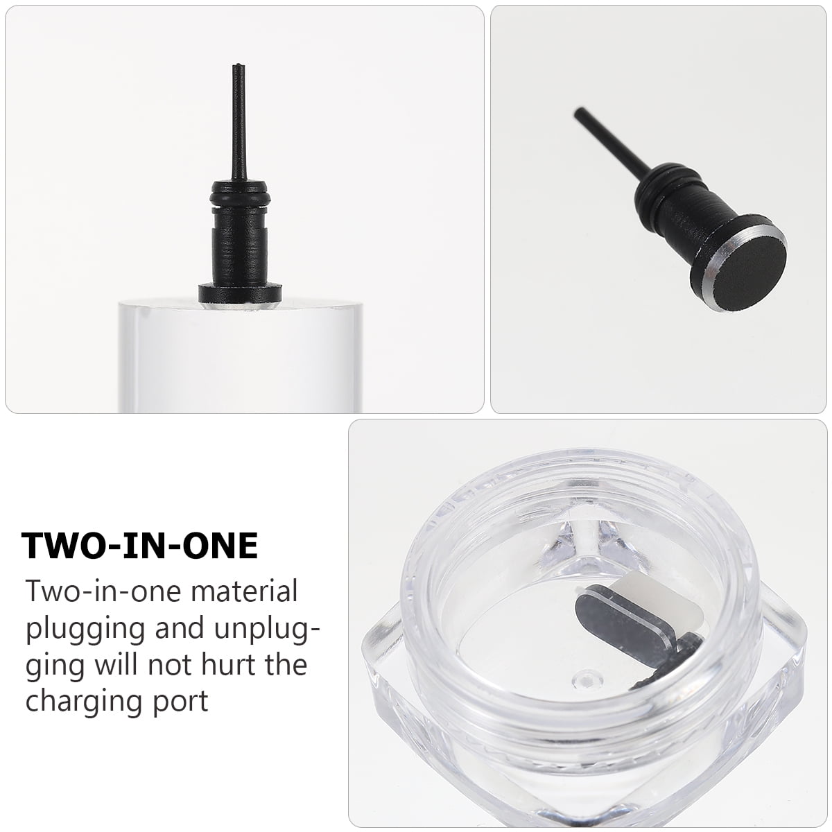 Raindrops 2 Pcs Mobile Dust Plugs Secret Charger Shrug Chain Pant ...