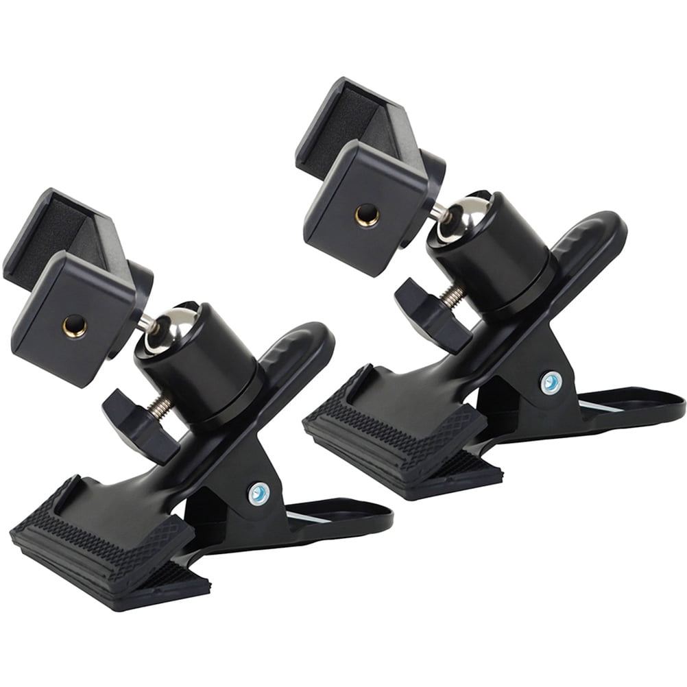 Raindrops 2 Pcs Mobile Phone Holding Rack Metal Broadcast Clip Car ...