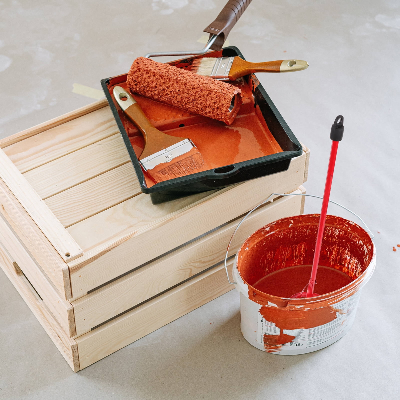 Raindrops 2 Pcs Paint Shaker Drywall Mixer Use Agitator for Cement ...