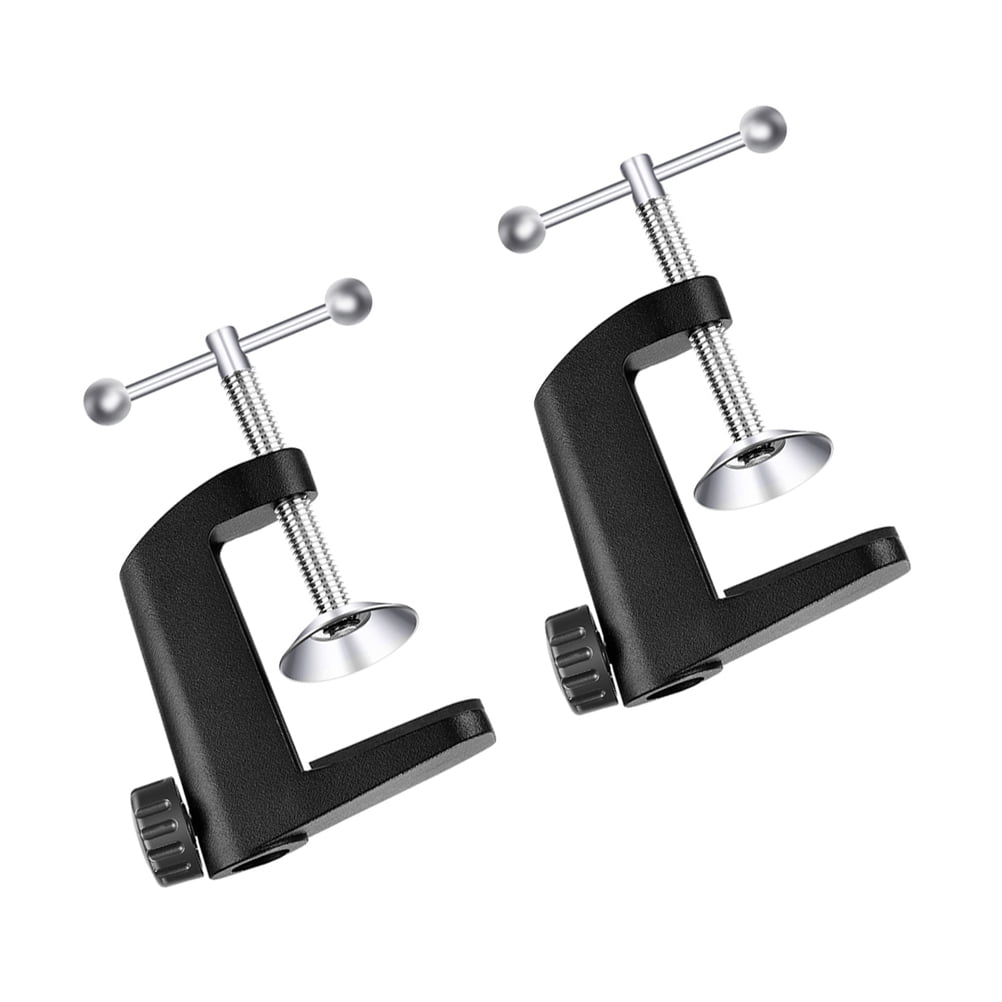 Raindrops 2 Pcs Pipe Beam Clamp Tablet Holder Stand Monitor Stands ...