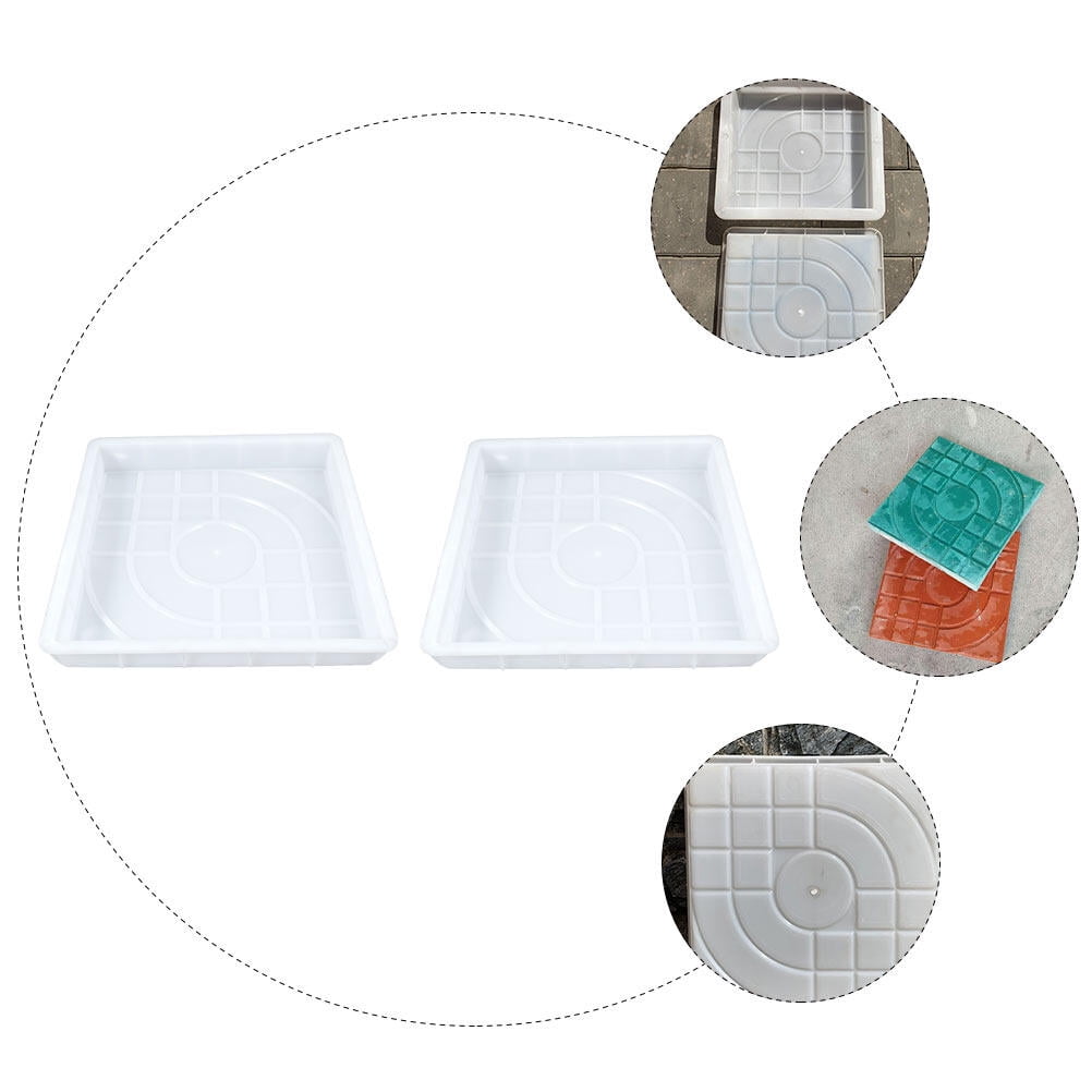 Raindrops 2 Pcs Plastic Mold Garden Terrace Path Molds - Walmart.com