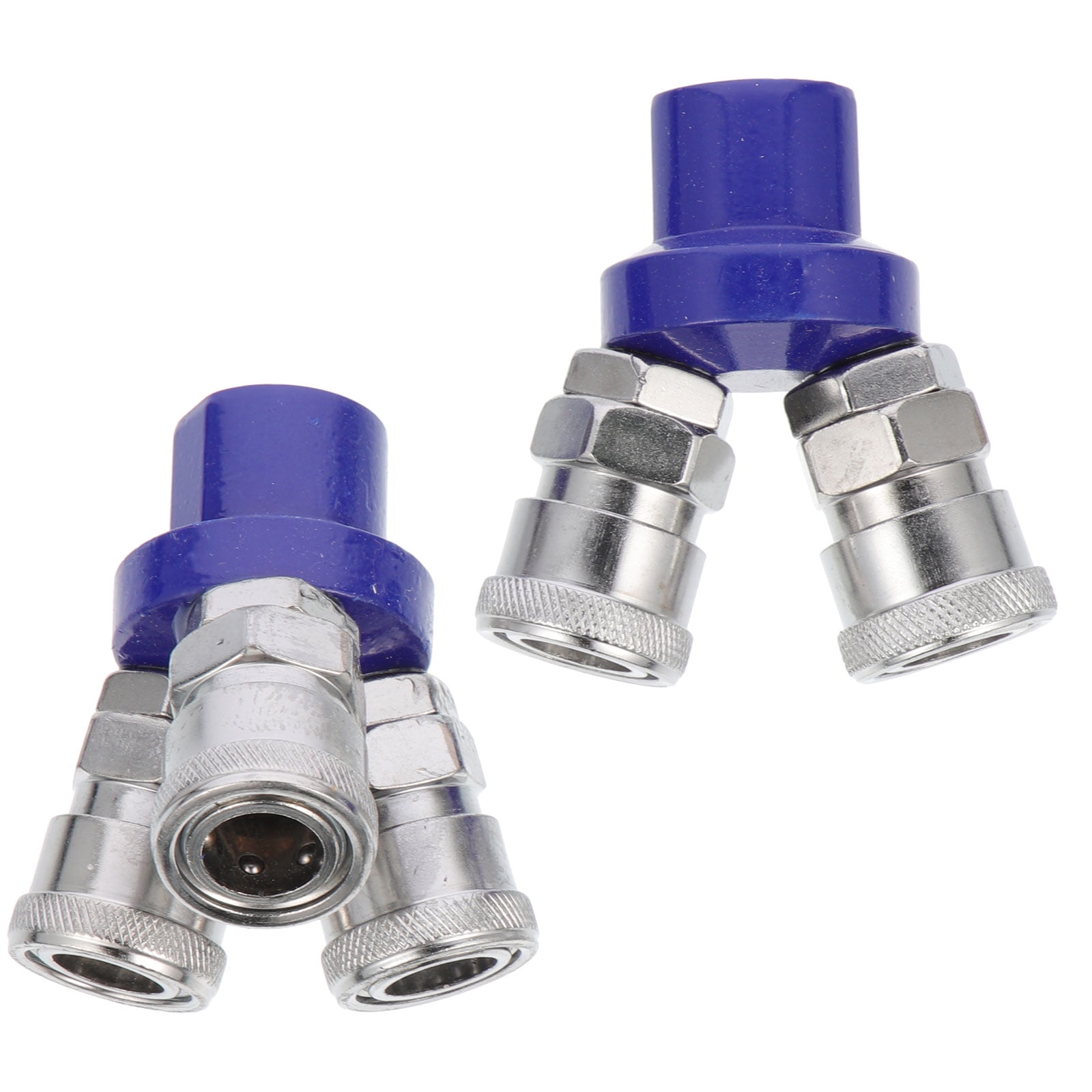 Raindrops 2 Pcs Pneumatic Connector Quick Coupling Self-locking ...