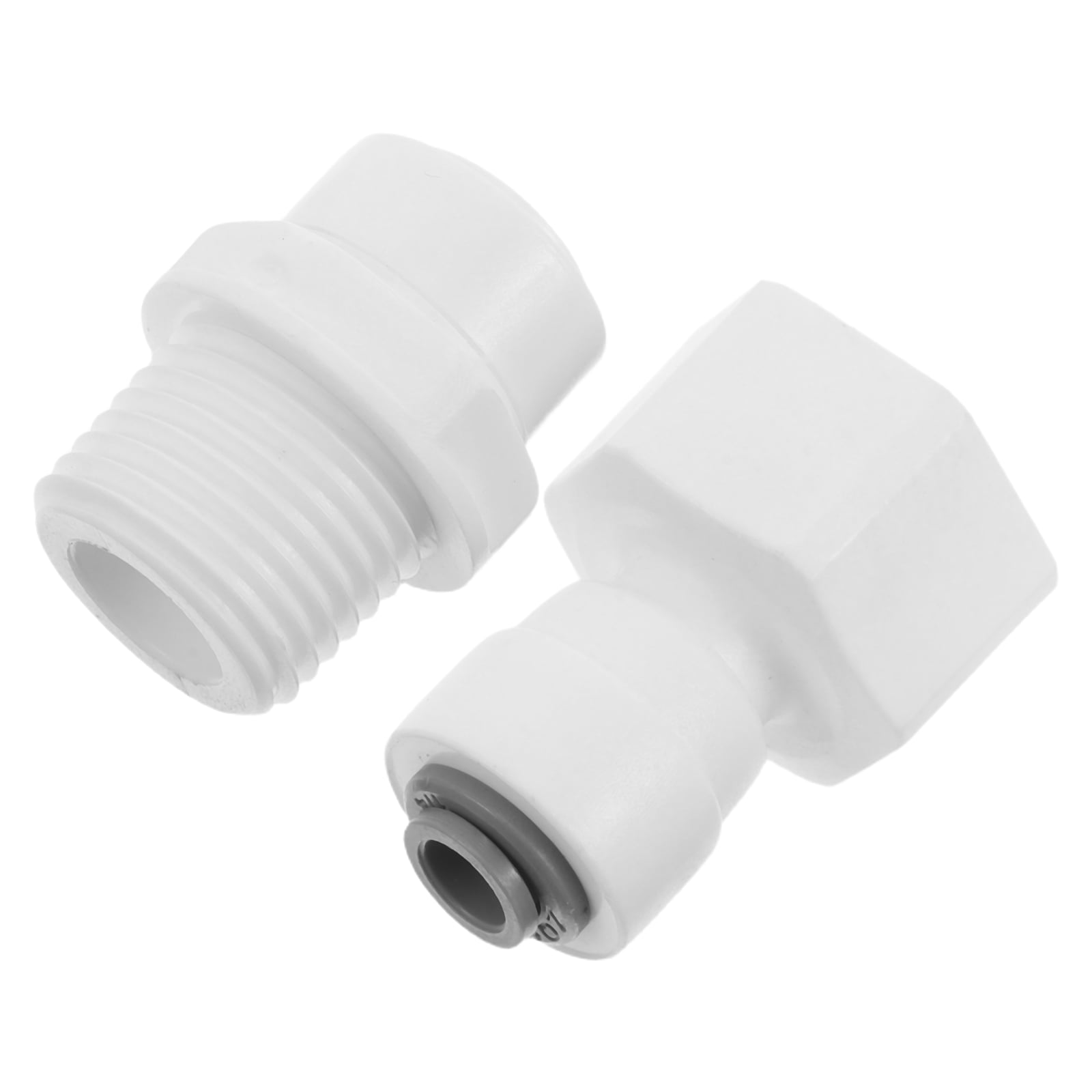 Raindrops 2 Pcs Quick Connect Adapter Threaded Straight Water Filter ...