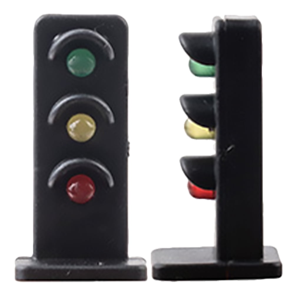 Raindrops 2 Pcs Railroad Light Prop Railroad Train Lamp Railway Scene ...