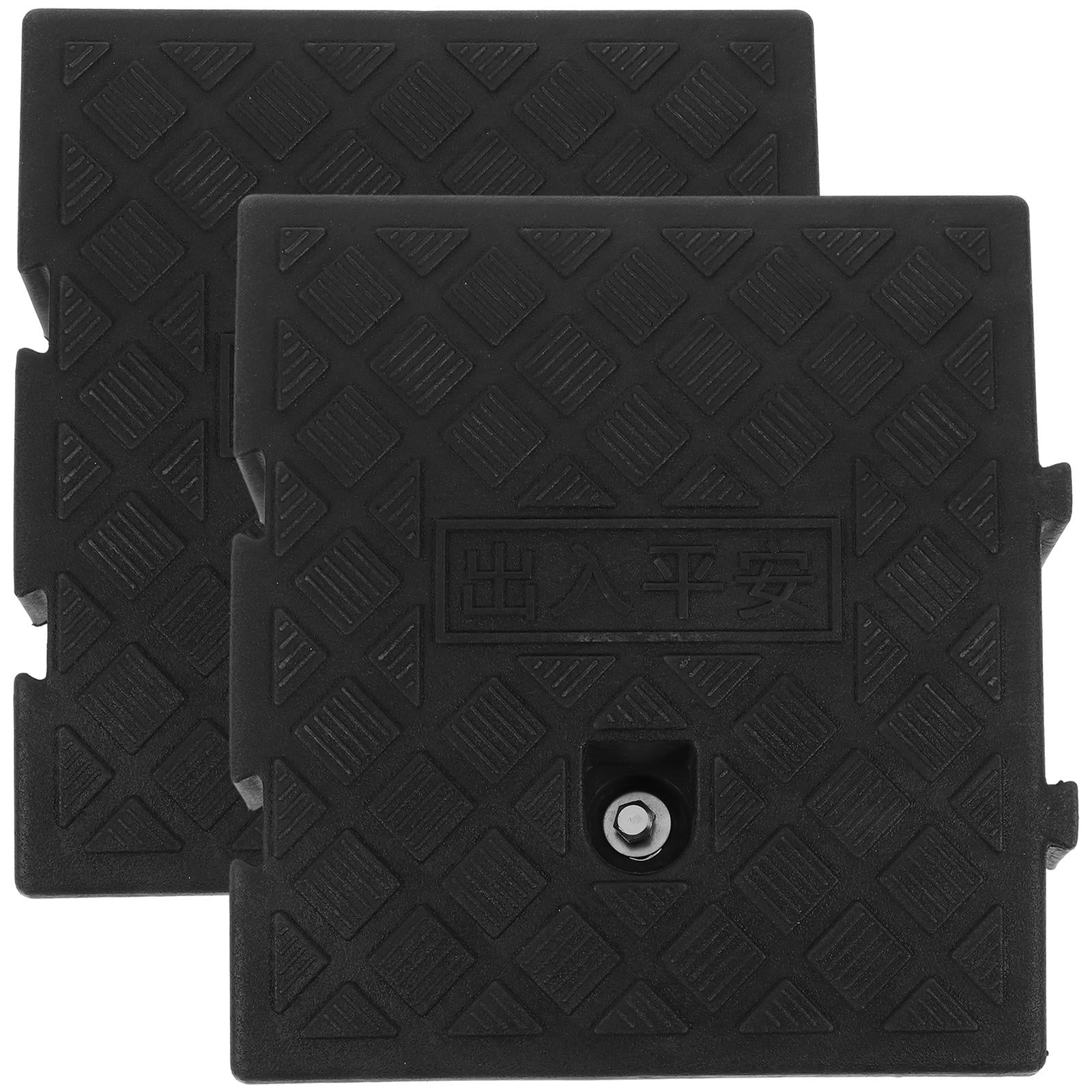 Raindrops 2 Pcs Ramps for Wheelchairs Plastic Triangular Pad - Walmart.com