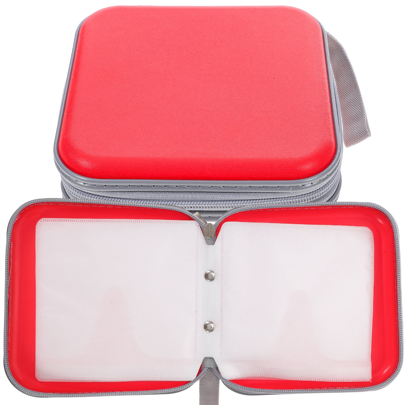 Raindrops 2 Pcs Record Cassette CD Clutch Bag DVD Rack Travel - Walmart.com