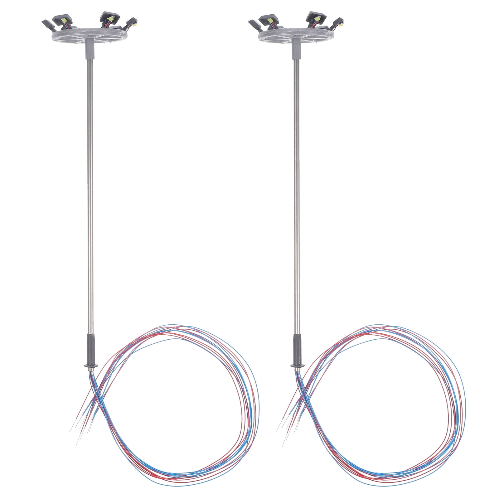 Raindrops 2 Pcs Street Light Model Landscape Mini Pathway Lights House ...