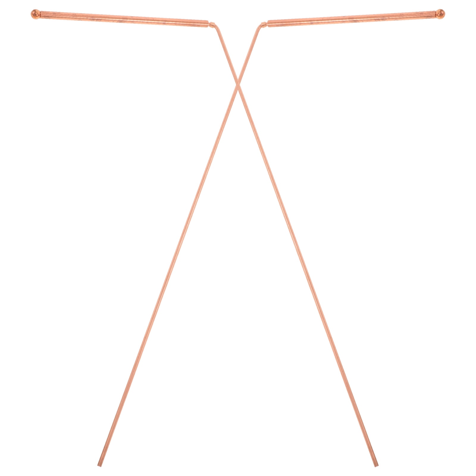 Raindrops 2 Pcs Telescopic Copper Divining Rods Portable Dowsing Tools ...
