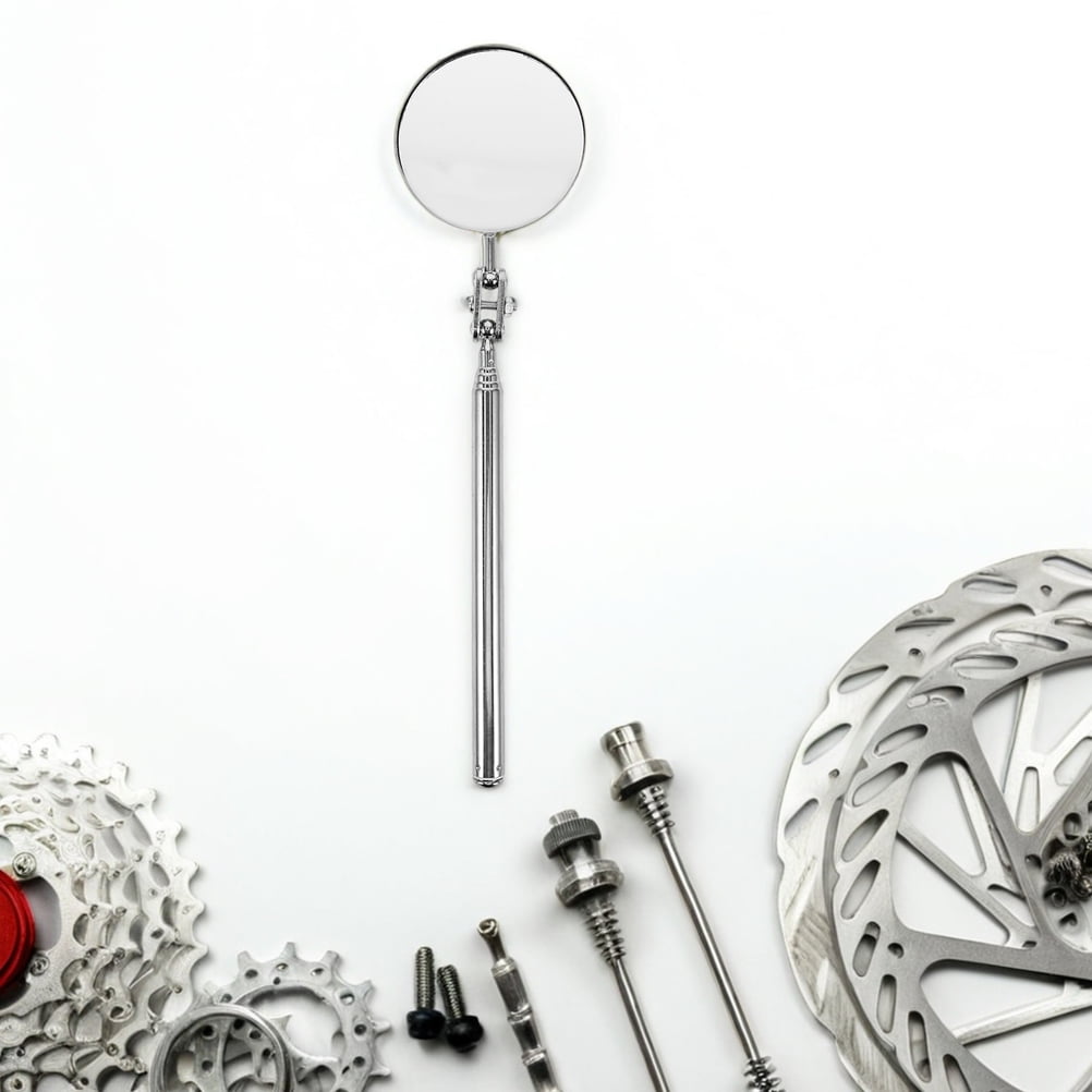 Raindrops 2 Pcs Telescoping Inspection Mirror Flexible Round Mirror ...