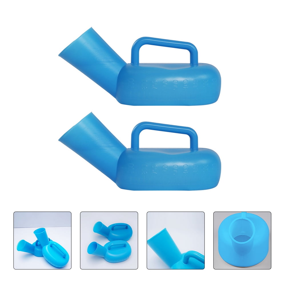 Raindrops 2 Pcs Thickened Men's Urine Catheter Bottle Practical Urinals ...