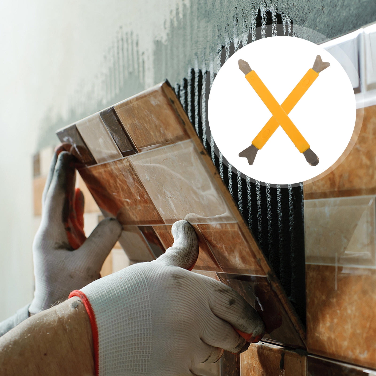 Raindrops 2 Pcs Tiles Grout Repairing Stick Bathroom Caulk Kit Joint ...