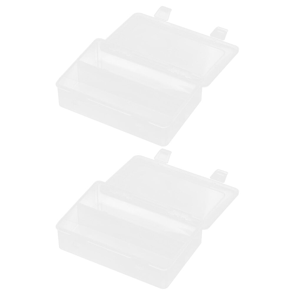 Raindrops 2 Pcs Toy Storage Bin Case Figurine Display Lids Office ...