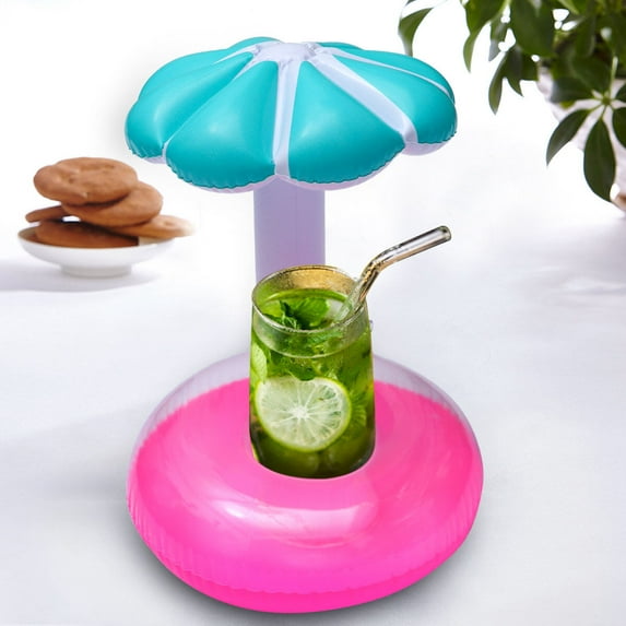 Raindrops 2 Pcs Umbrella Floating Cup Holder Inflatable Pool Floats Child Blue - Walmart.com