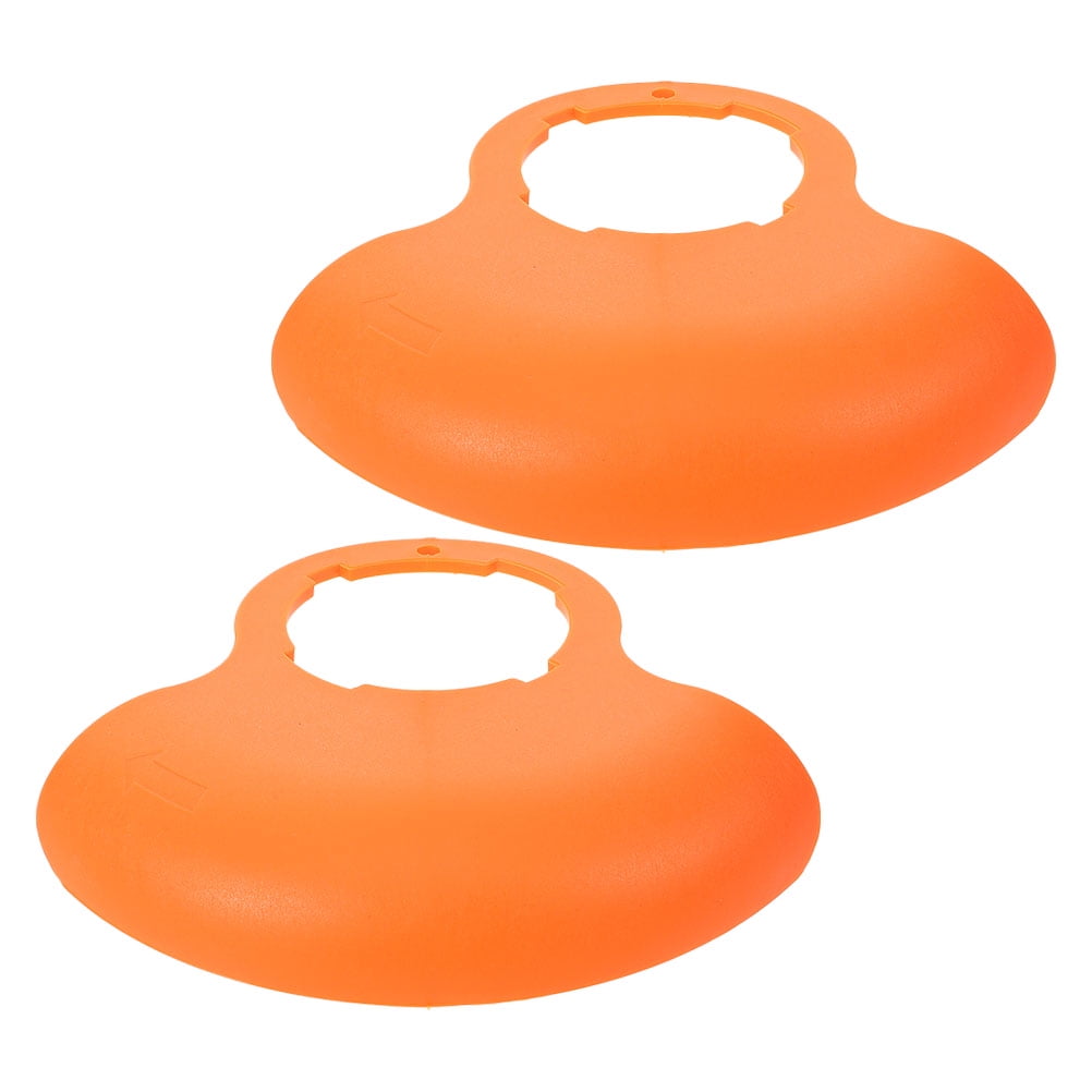 Raindrops Grass Trimmer Guard Protection Cover Grass Shield ABS Orange ...
