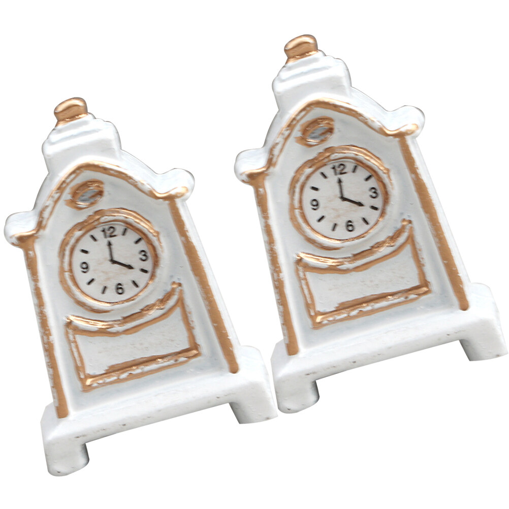 SEWACC Vintage Style Mini Pendulum Clock Decoration for Kids Playing ...