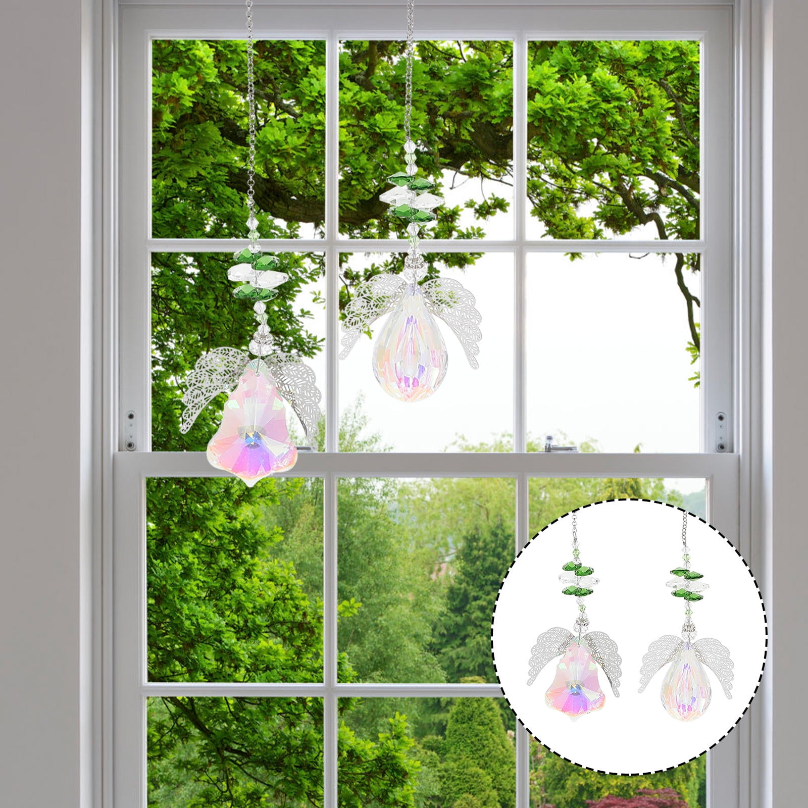 Raindrops 2 Pcs Wing Hanging Decoration Ceiling Decorations Angel ...
