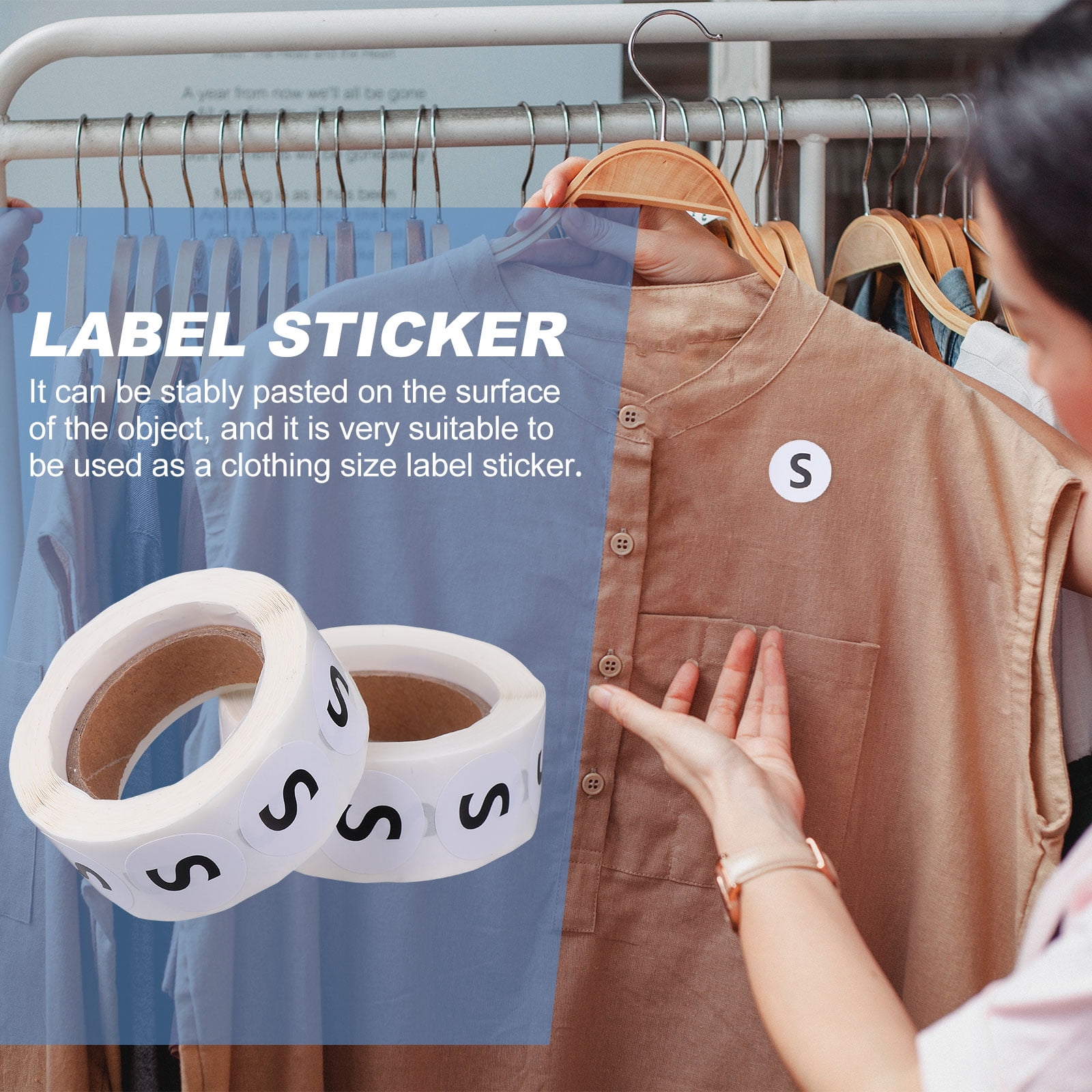 Raindrops 2 Roll Sizes Fabric Sticker Stickers for Clothes Outfits ...