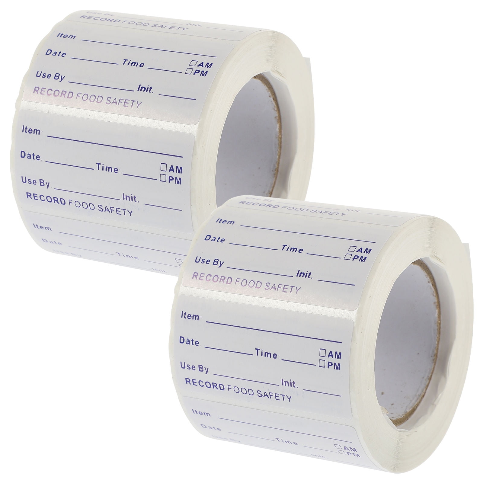 Raindrops Food Storage Labels White Adhesive Paper 2 Rolls 5x6.5x5cm ...