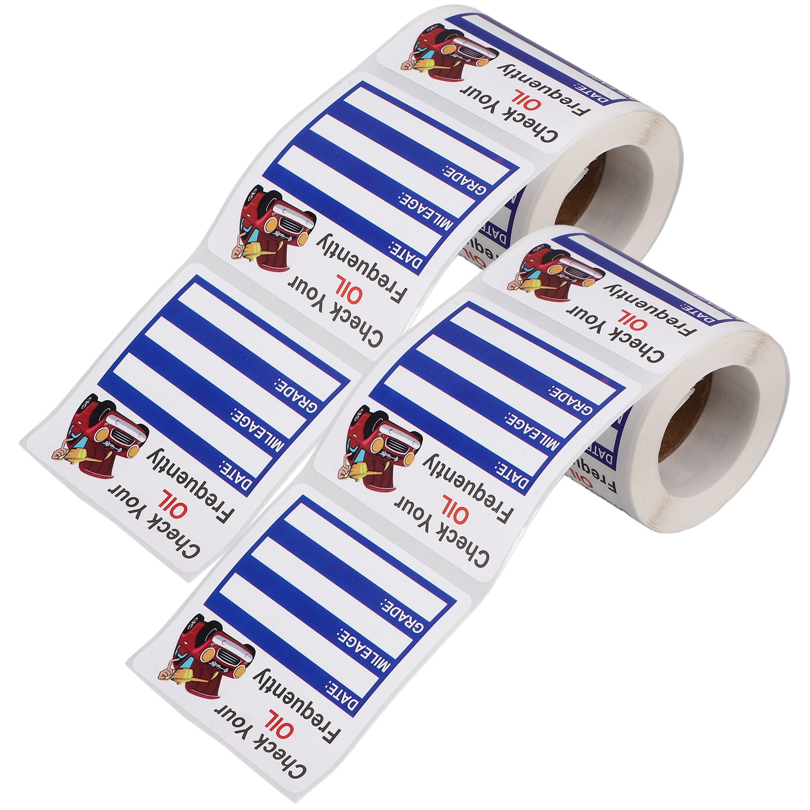Raindrops 2 Rolls Oil Change Reminder Sticker Holder Adhesive Car ...