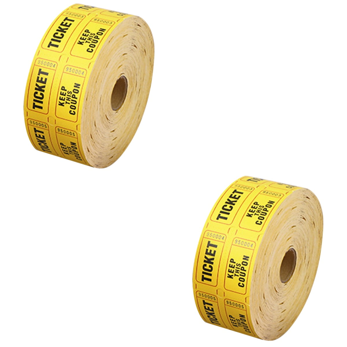 Raindrops 2 Rolls of Raffle Tickets Roll Amusement Park Tickets ...