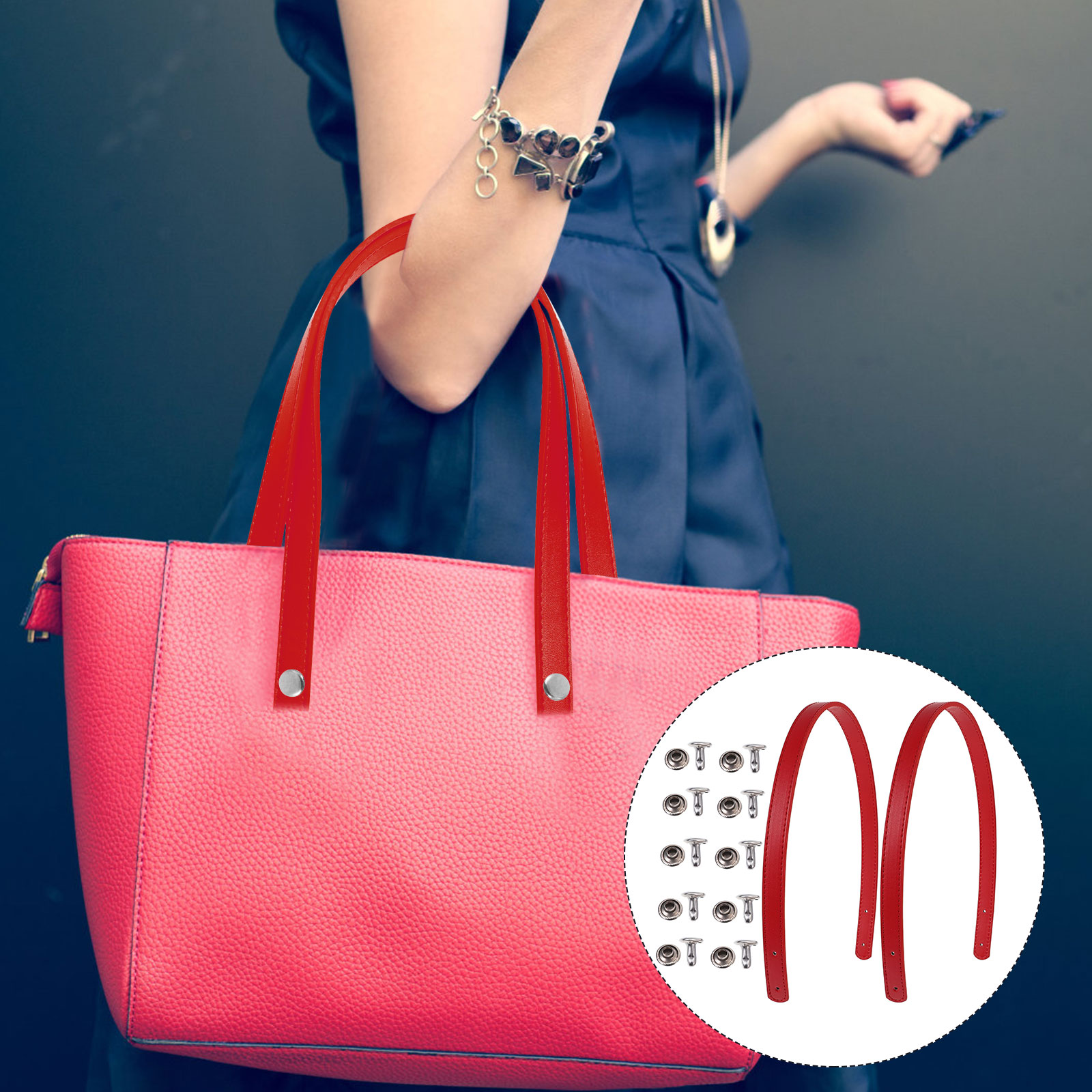 Raindrops 2 Set Tote Bag Strap Decorative Straps Eye-catching Man ...