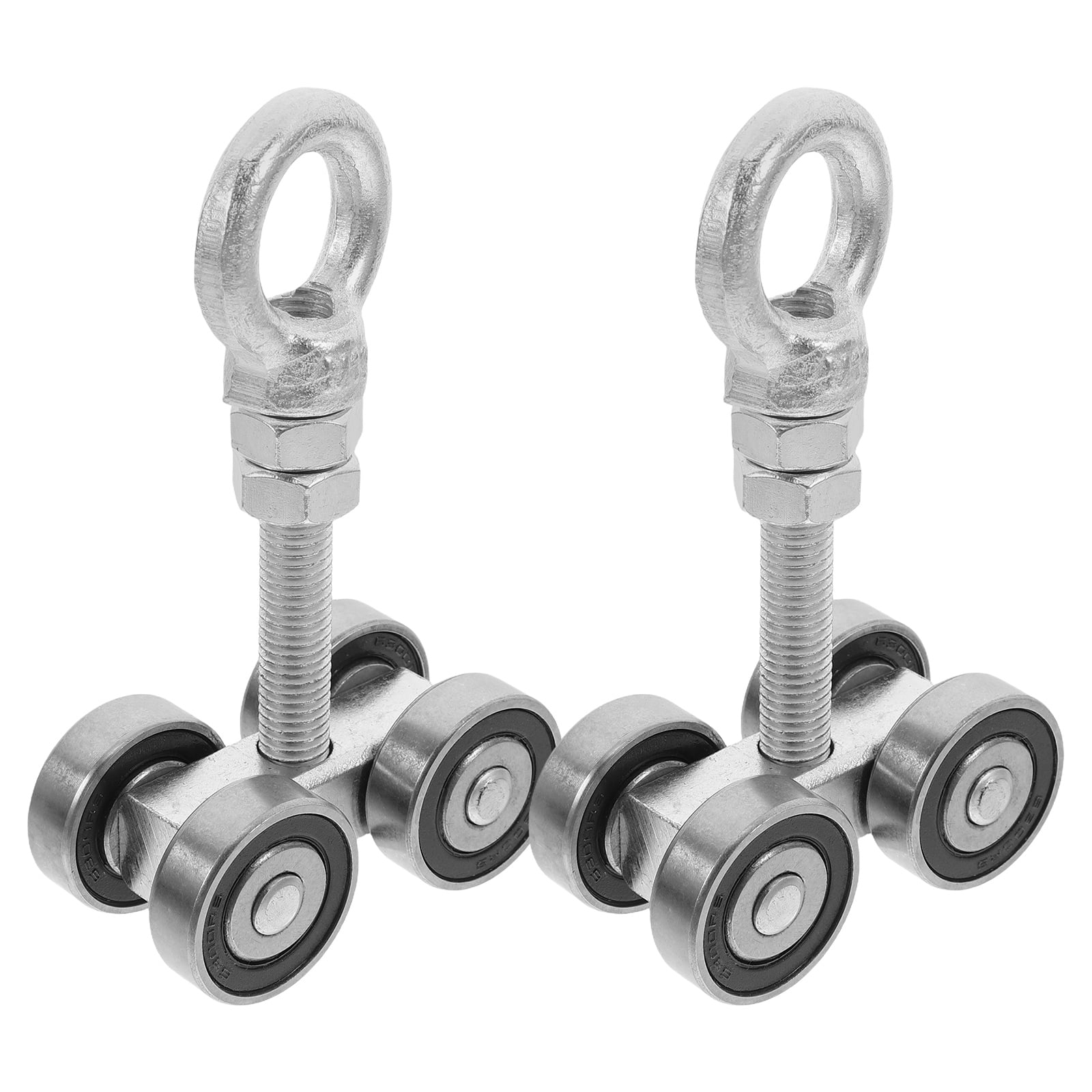 Raindrops 2 Sets 4 Wheel Silent Trolley Assembly Rollers Four Bearing ...