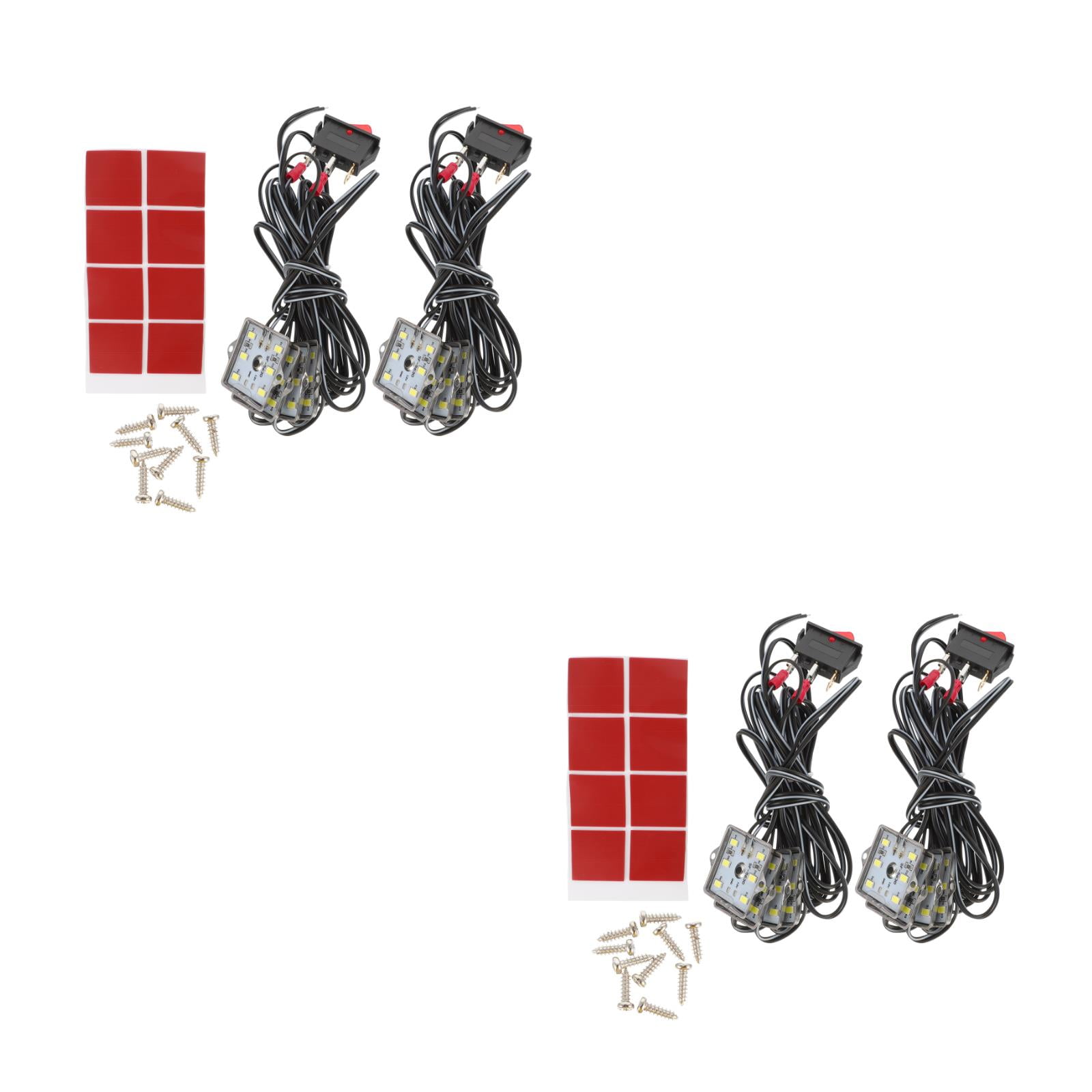 Raindrops 2 Sets 6000K LED Cargo Lighting Kits with for Cargo Truck Bed - Walmart.com