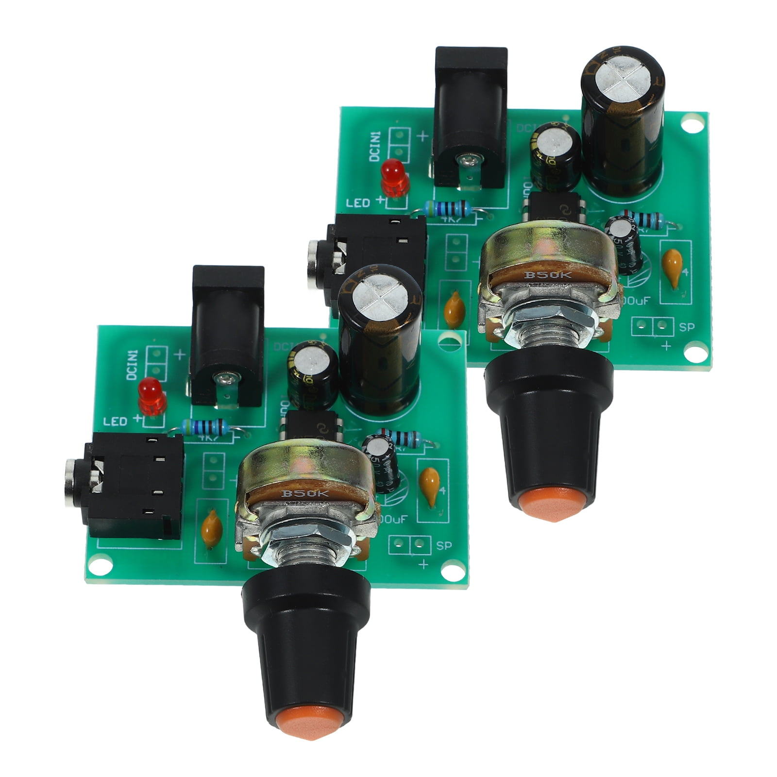 Raindrops 2 Sets Audio Amplifier Amplifier Board Kit 4.60X3.60X0.10CM ...