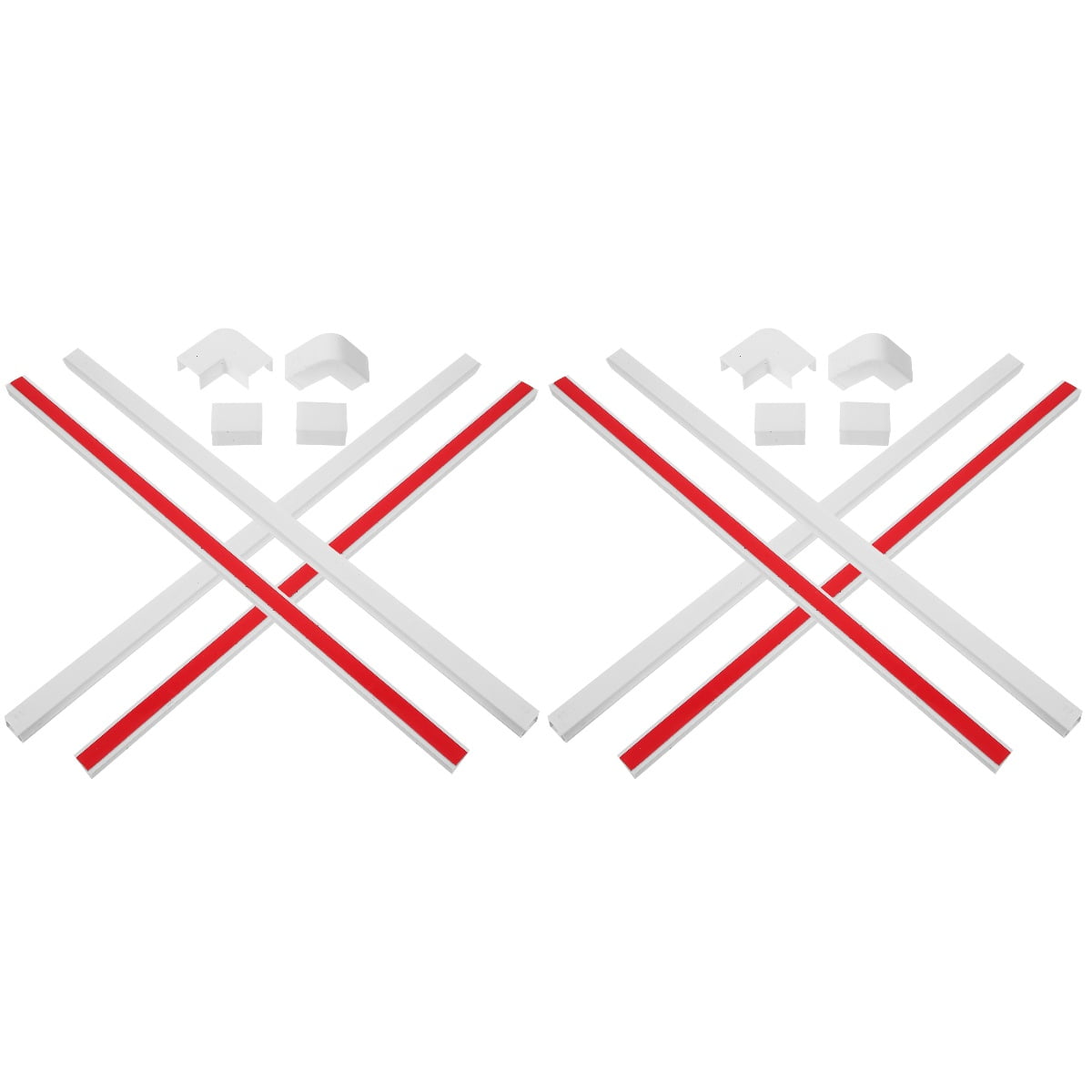 Raindrops 2 Sets Cable Concealer Cord Hider Cable Runner Wire Channel ...