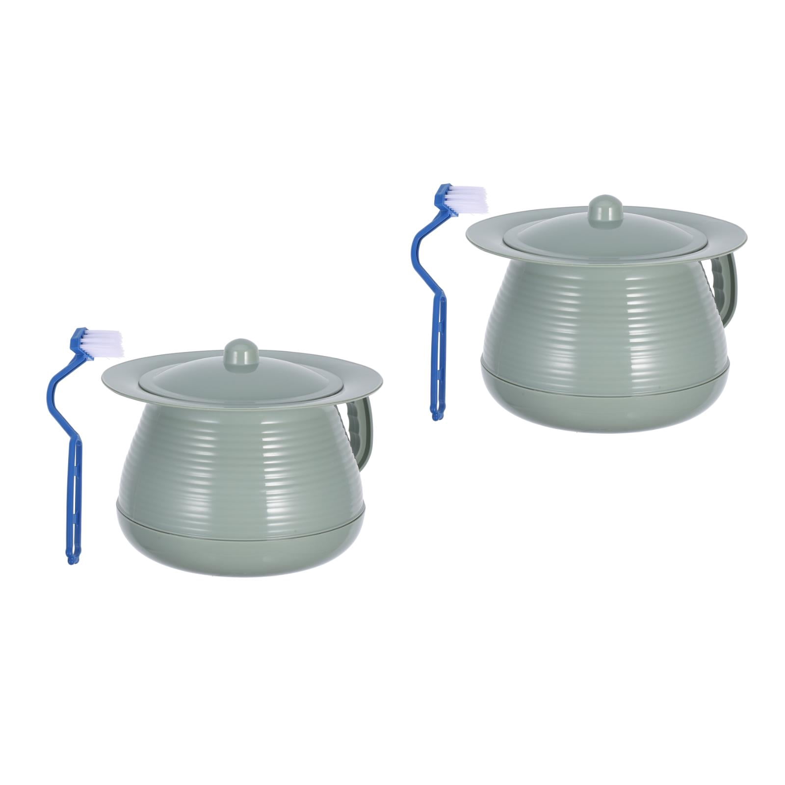 Raindrops 2 Sets Easy Cleaning Handheld Chamber Pot PP Material for ...