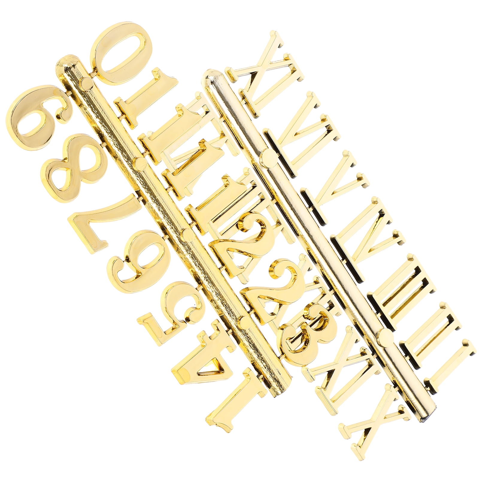 Raindrops 2 Sets Clock Numbers for Repair Wall Clocks Mechanism Modern ...