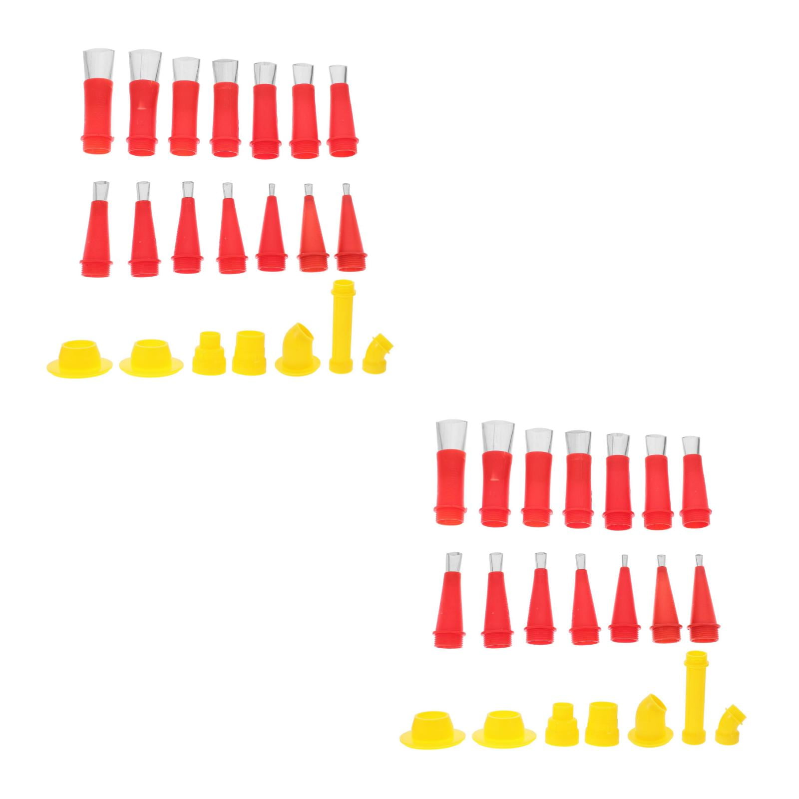 Raindrops 2 Sets Convenient Caulking Nozzle Applicator Finishing Tool ...