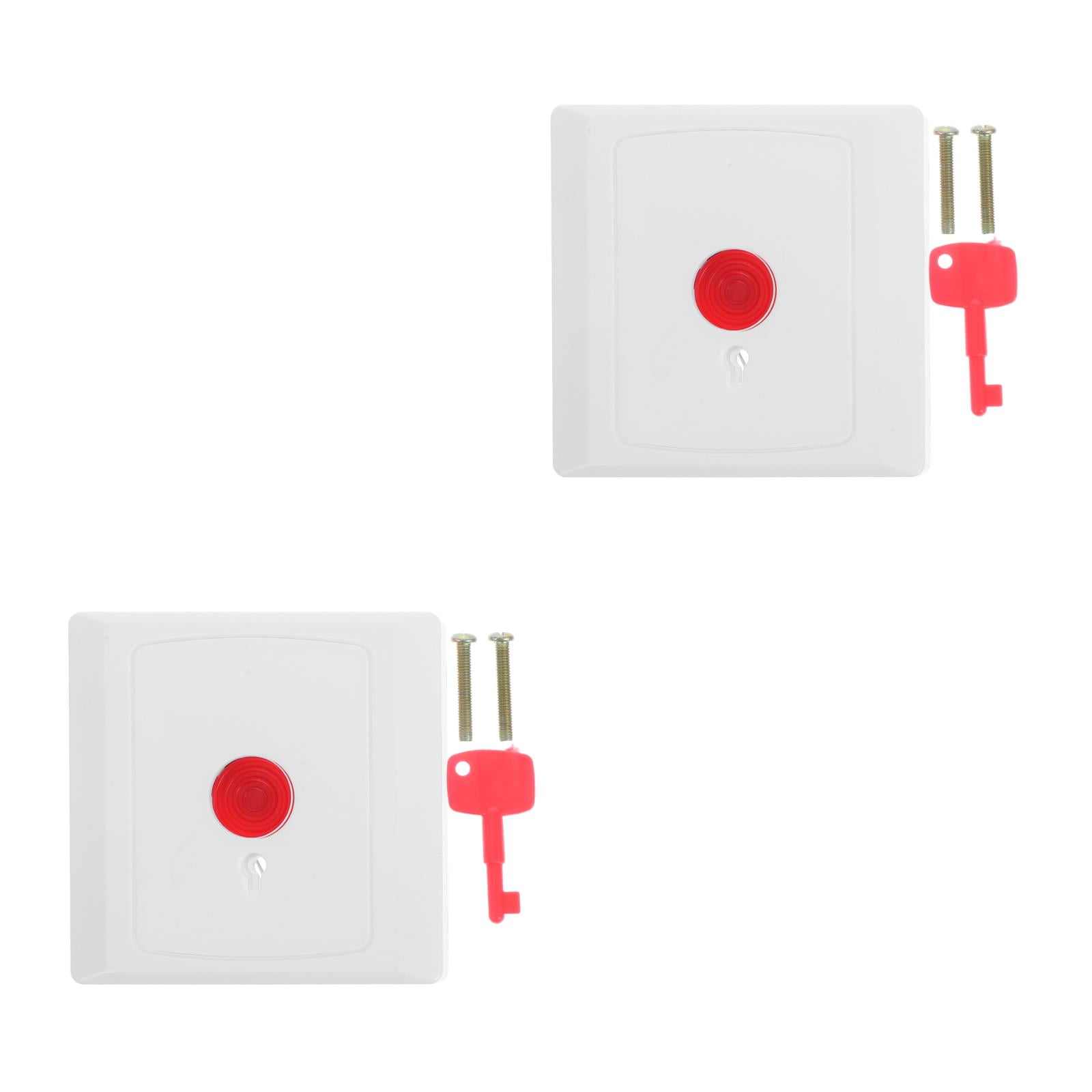 Raindrops 2 Sets Emergency Button Emergency Call Button Wall Mount Call ...