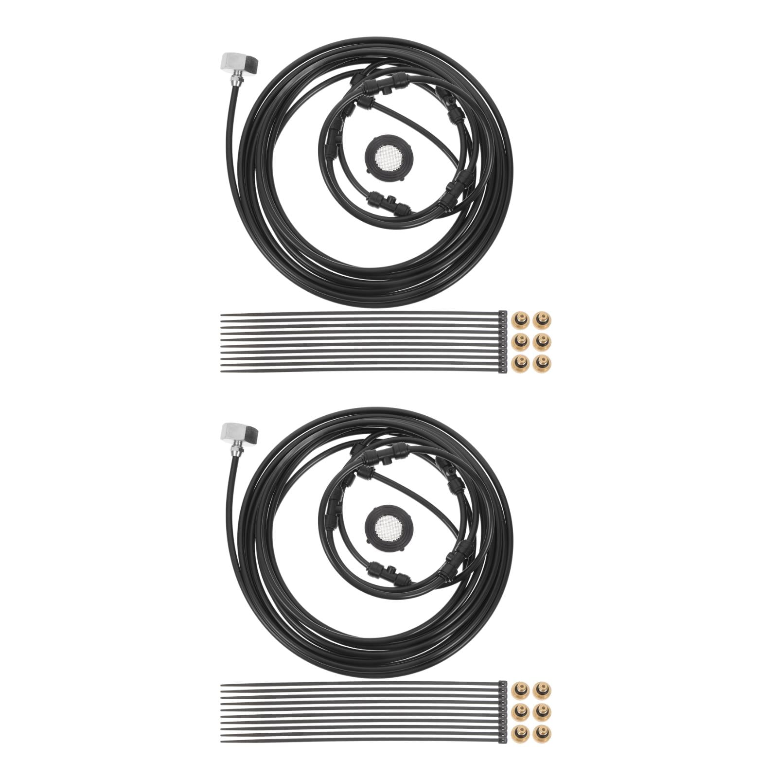 Raindrops 2 Sets Fan Mister Outdoor Misting Fans For Patios Mister For ...