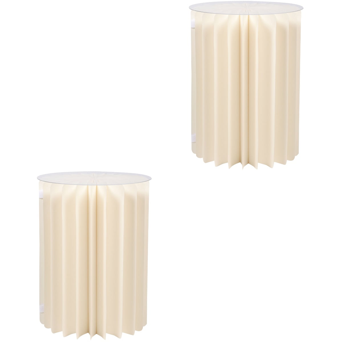 Raindrops 2 Sets Folding Paper Column Stand Wedding Paper Pillar ...