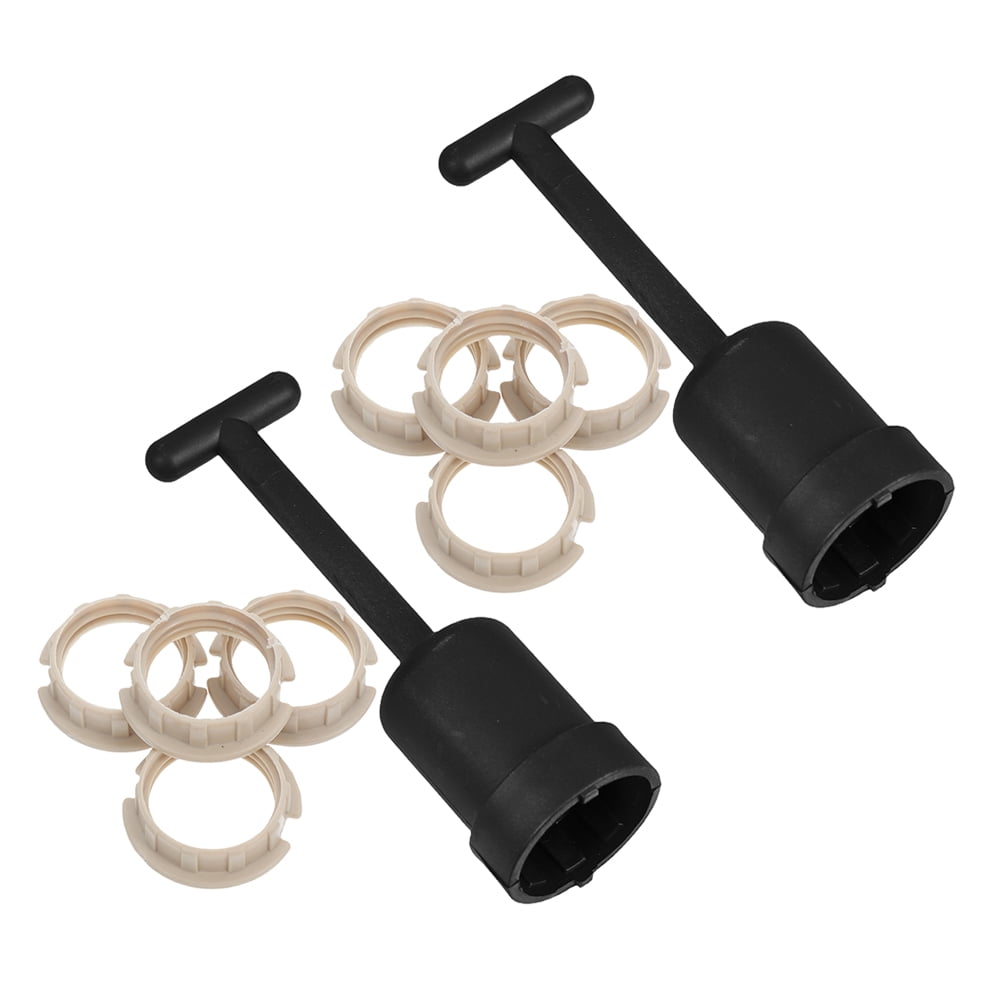 Raindrops 2 Sets G9 Lamp Socket Adapter Plastic Ring Replacement Lamp ...