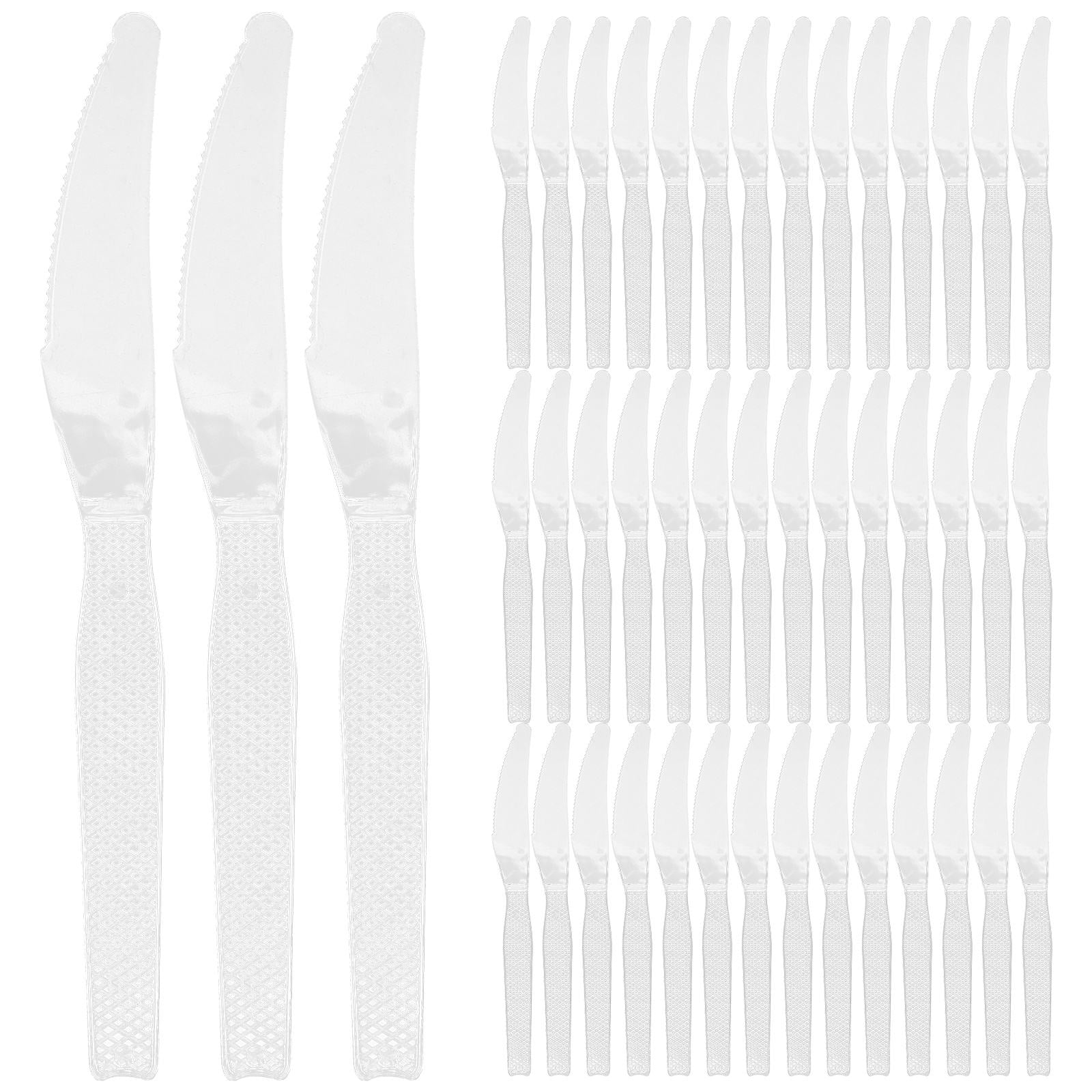 Raindrops 2 Sets Home Plastic Cutters Disposable Utensils Cutters ...