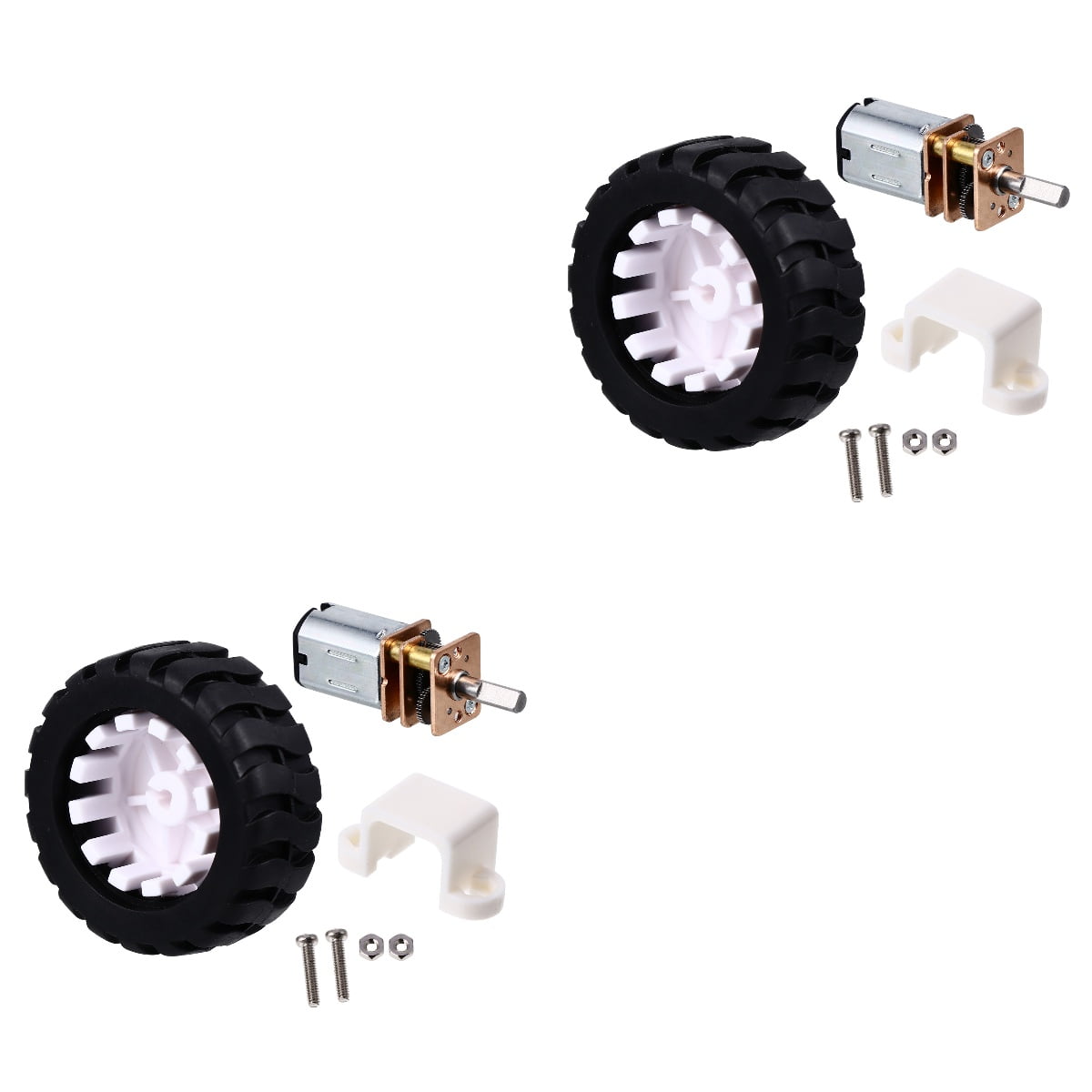 Raindrops 2 Sets Micro Speeds Reduction Motor Mini Gear Box Motor with ...