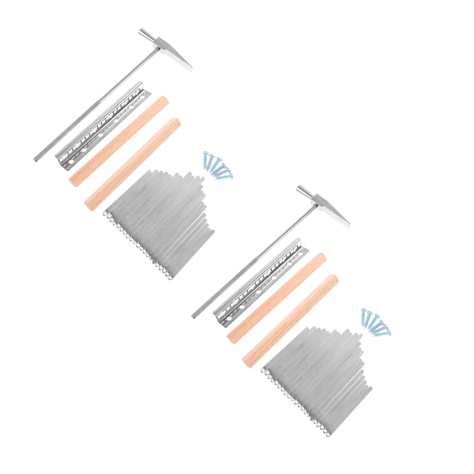Raindrops 2 Sets Practical Kalimba tools Kalimba Keys Tuning Hammer ...