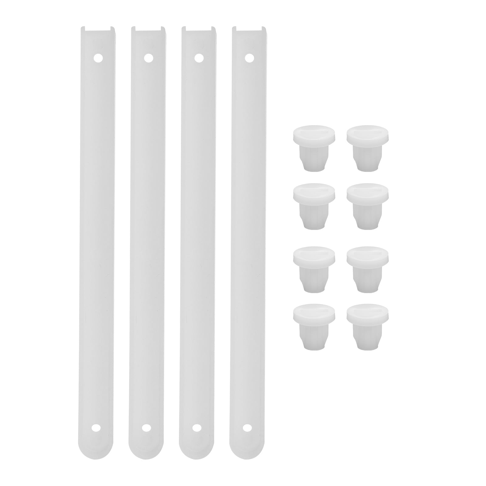 REOFLYUP Drawer Slide Rail Simple Design Drawer Guide Rails White ...