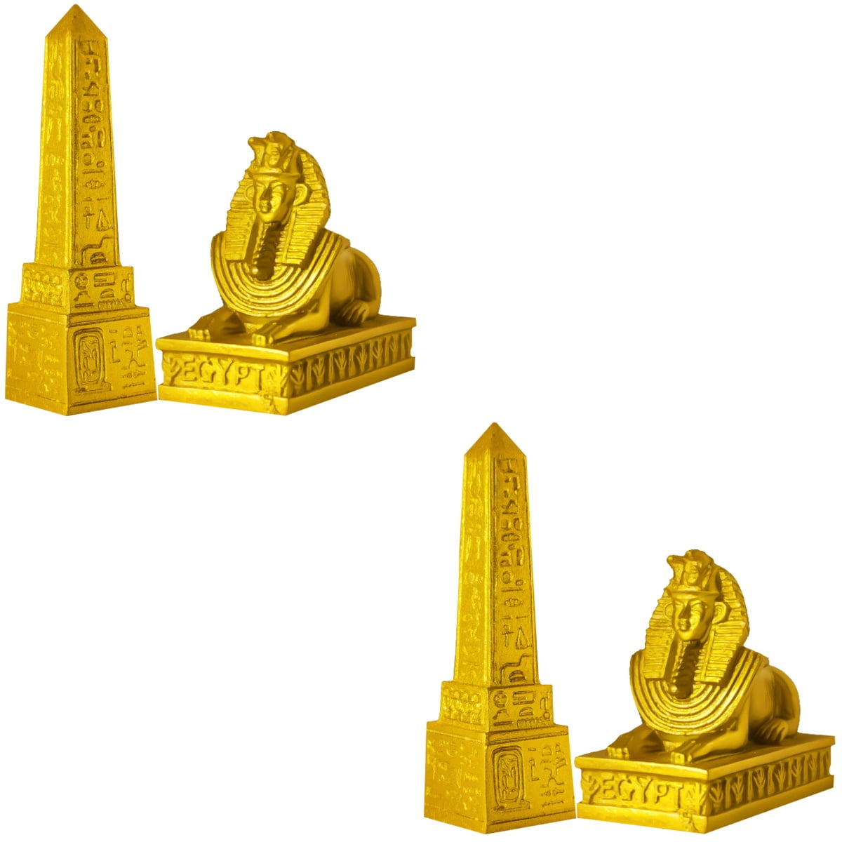 Raindrops 2 Sets Resin Sphinx Figurine Desktop Egyptian Sphinx Egyptian ...