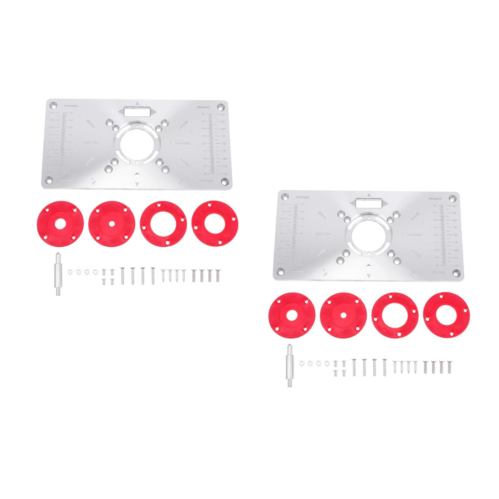 Raindrops 2 Sets Router Table Insert Plate Router Templates Flipping ...